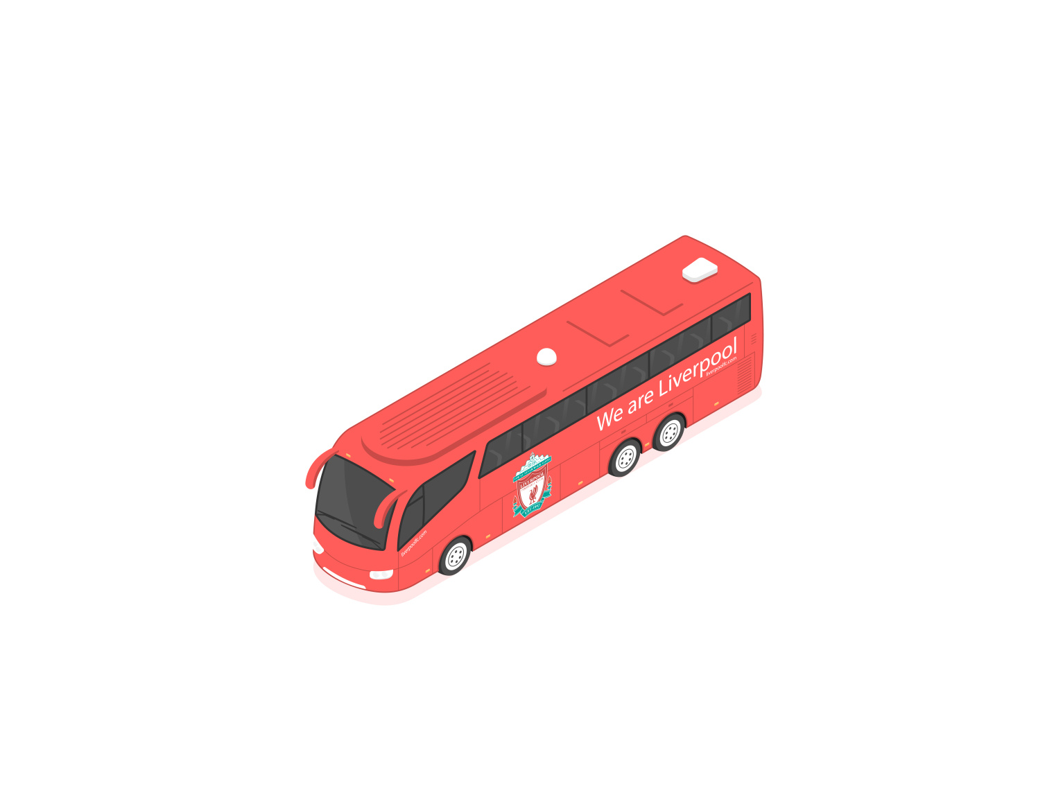 Liverpoolfc bus by Dmitry Shevchuk on Dribbble