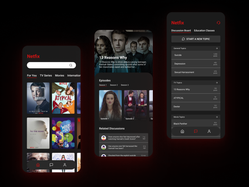 Netfix: An Alternate Netflix App by Priscilla Chan on Dribbble