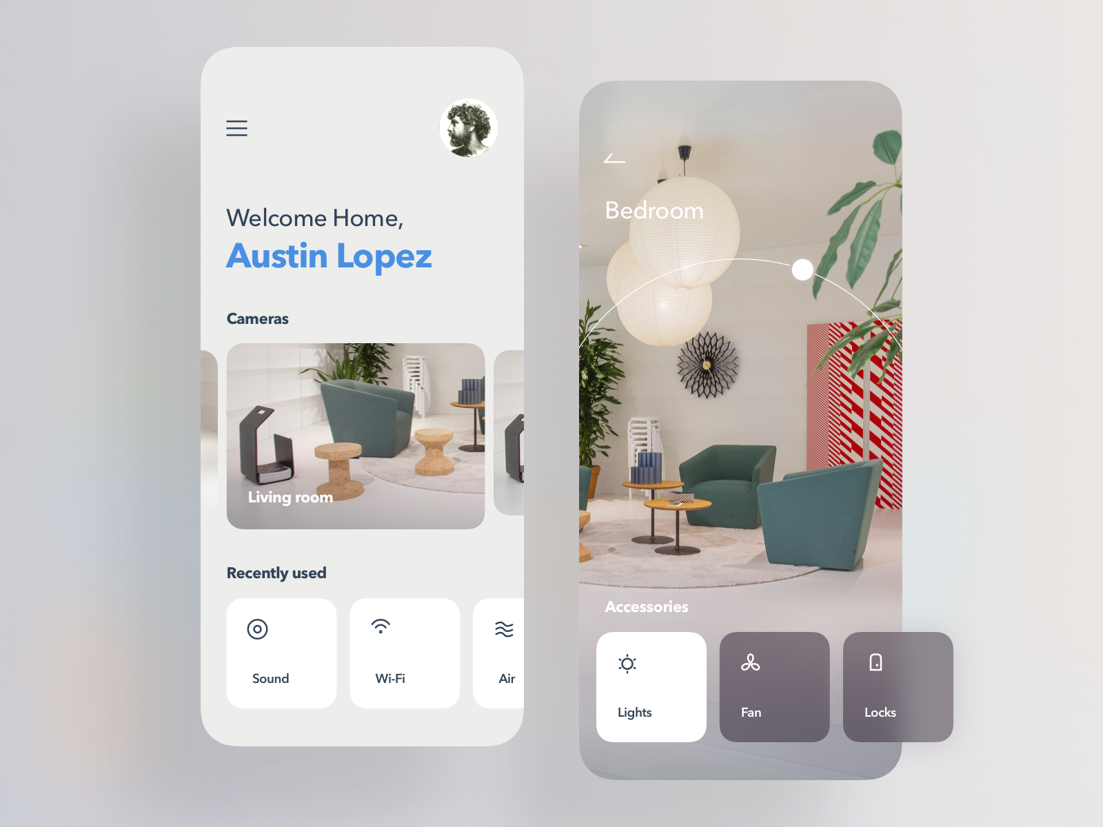 Smart Home App | Mobile Dashboard by Igor Savelev on Dribbble