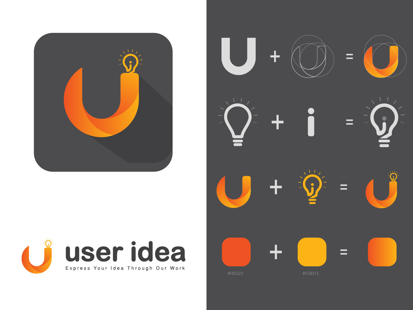 user idea Logo by Borno Rifat on Dribbble