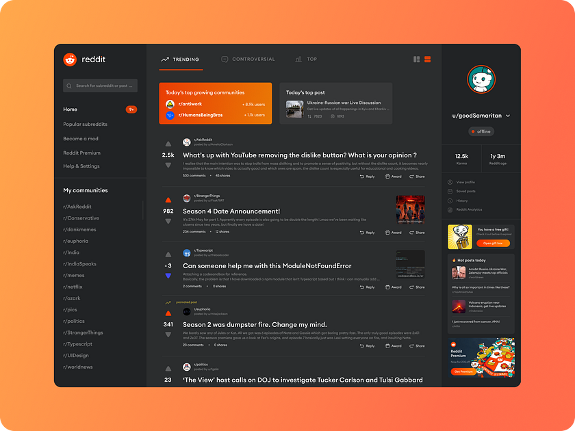 Browse thousands of Reddit Redesign images for design inspiration ...