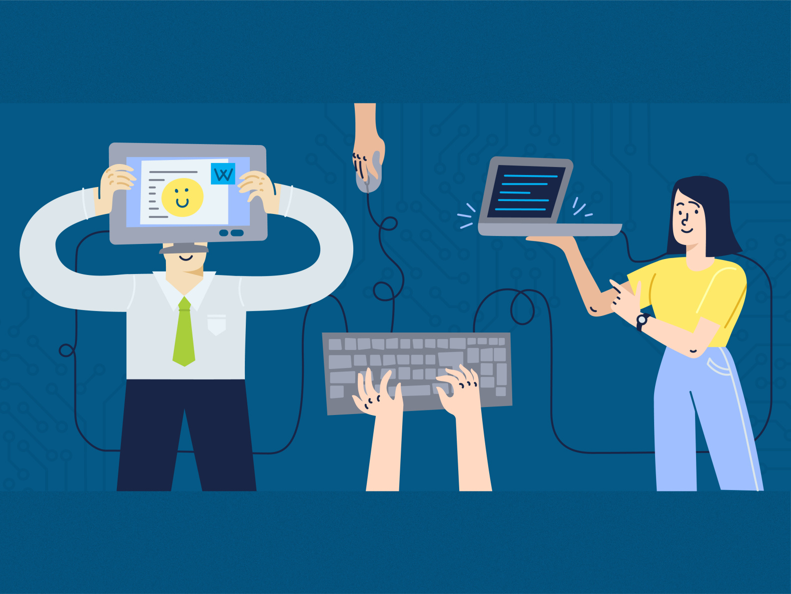 IT Training Center by colorita illustration on Dribbble