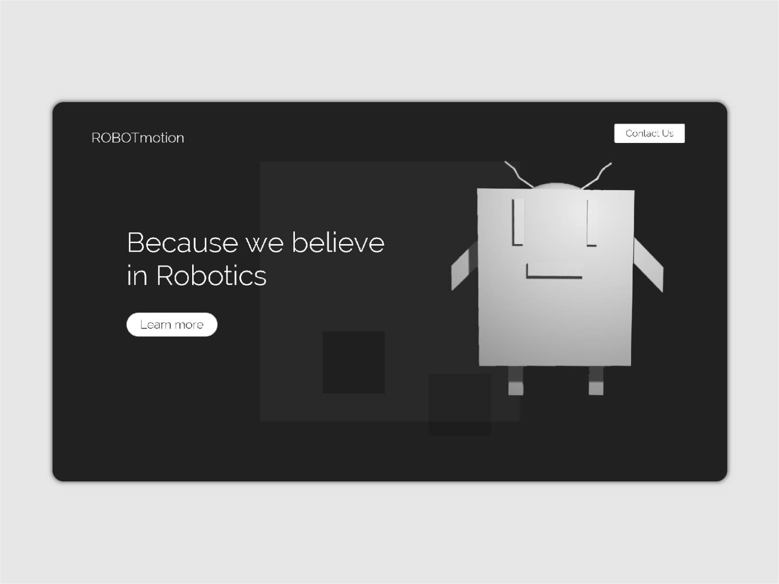 3D Robot Design Concept by Malik Ebers on Dribbble