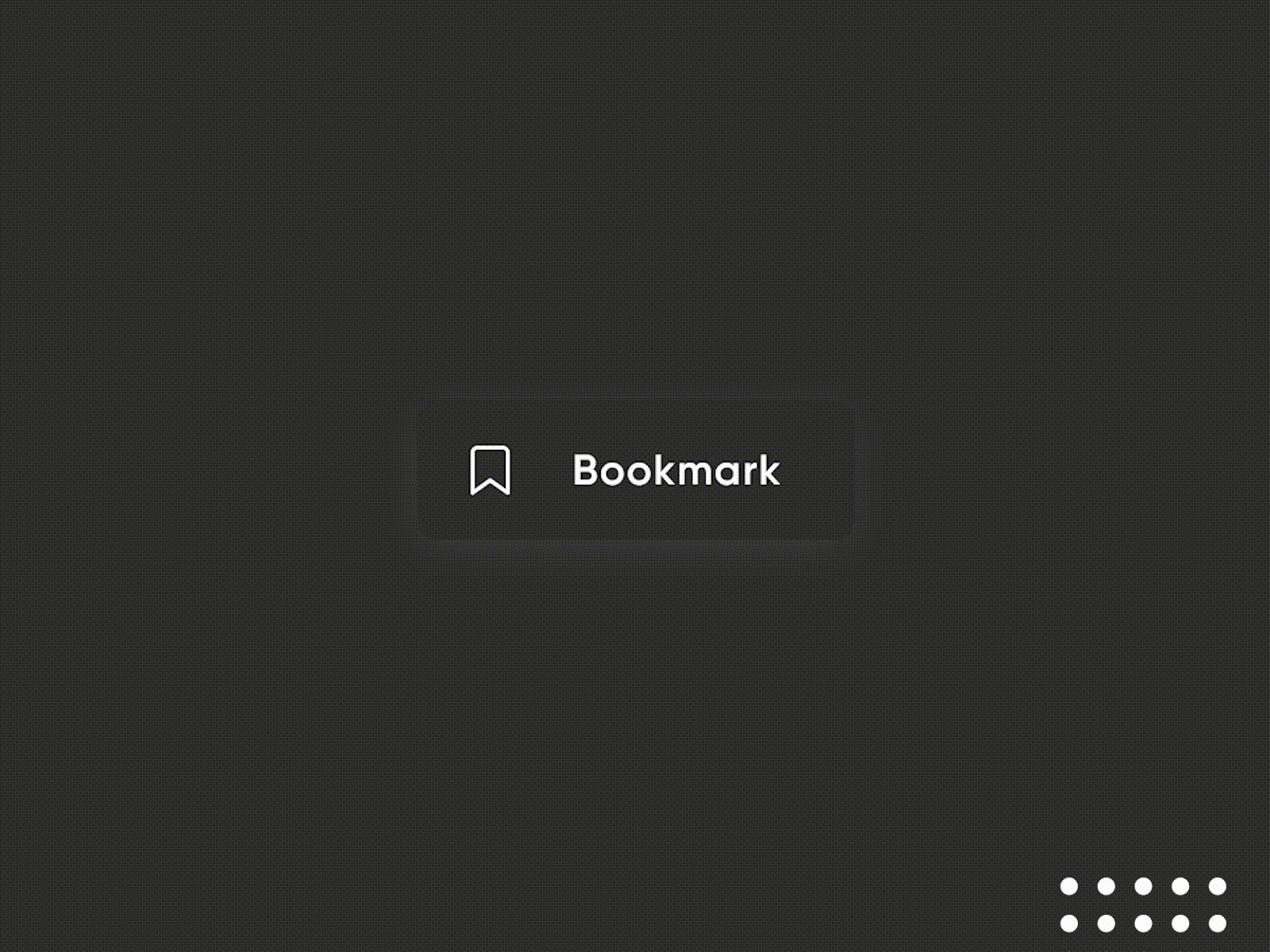 Bookmark Micro Interaction Button by Aman Agrawal on Dribbble