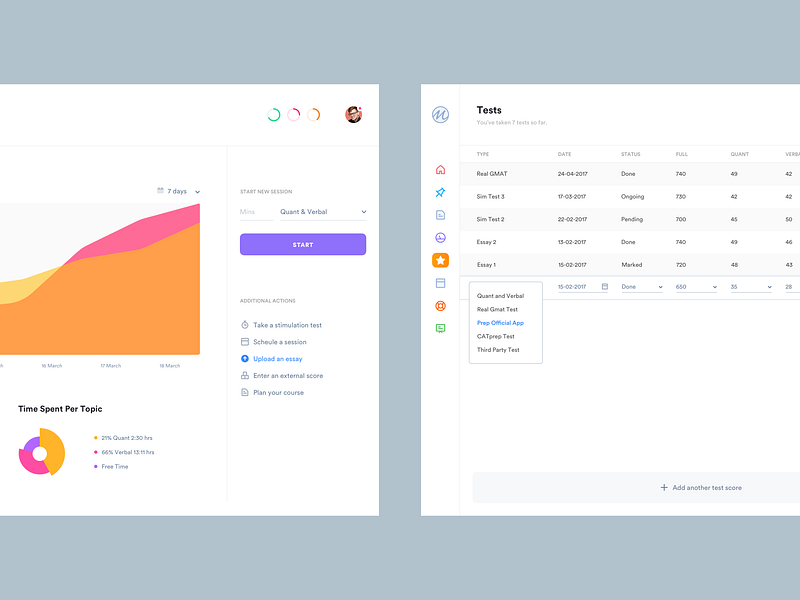 MasterGmat Redesign by Zulal Ahmad on Dribbble
