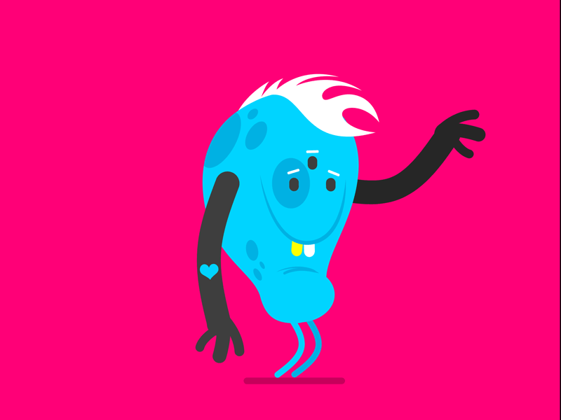 Monster Waving by Het Illustratiekantoor on Dribbble