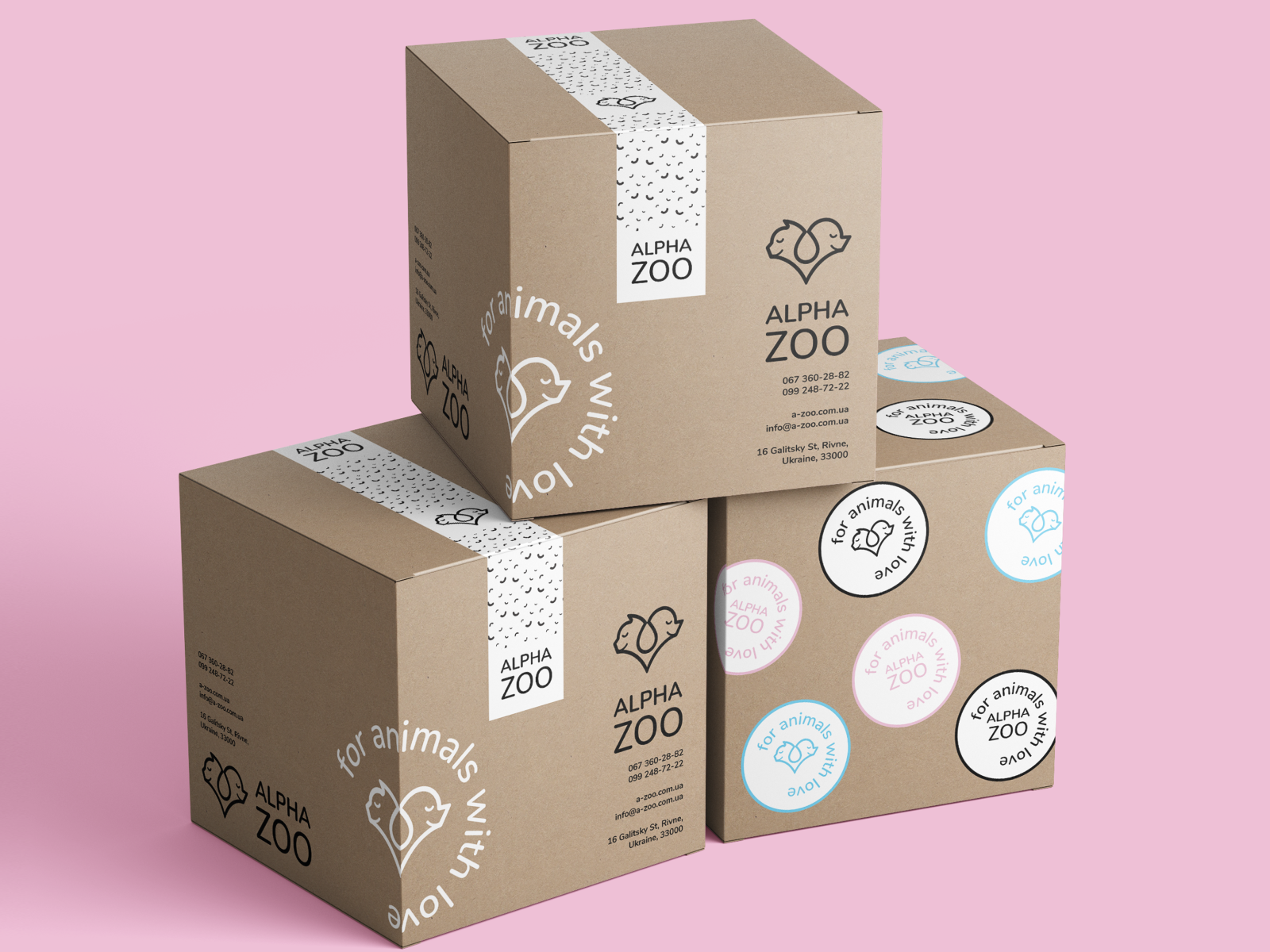 ALPHA ZOO package by Daria Kopanytsia on Dribbble