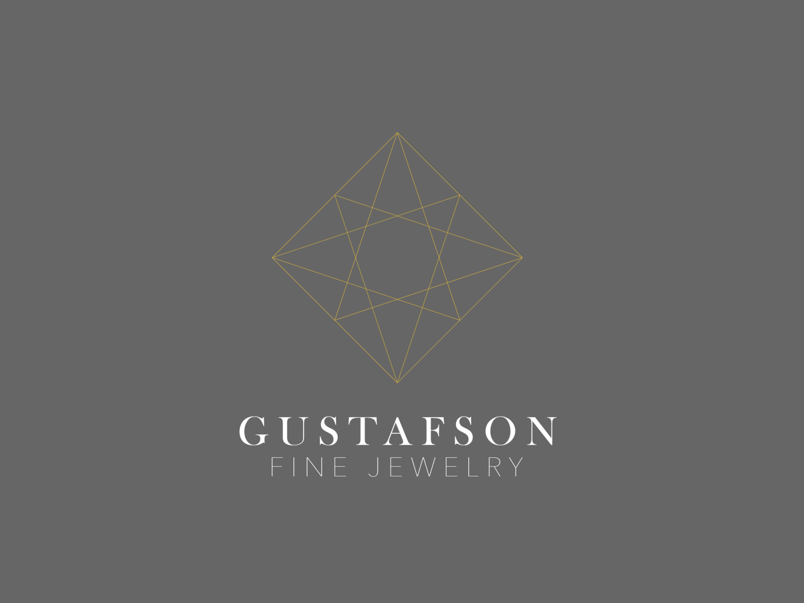 Gustafson Fine Jewelry | Logo by Neil Doocy on Dribbble