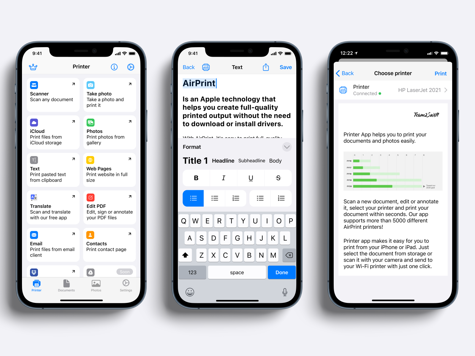 Smart Printer iOS app by vladchai on Dribbble