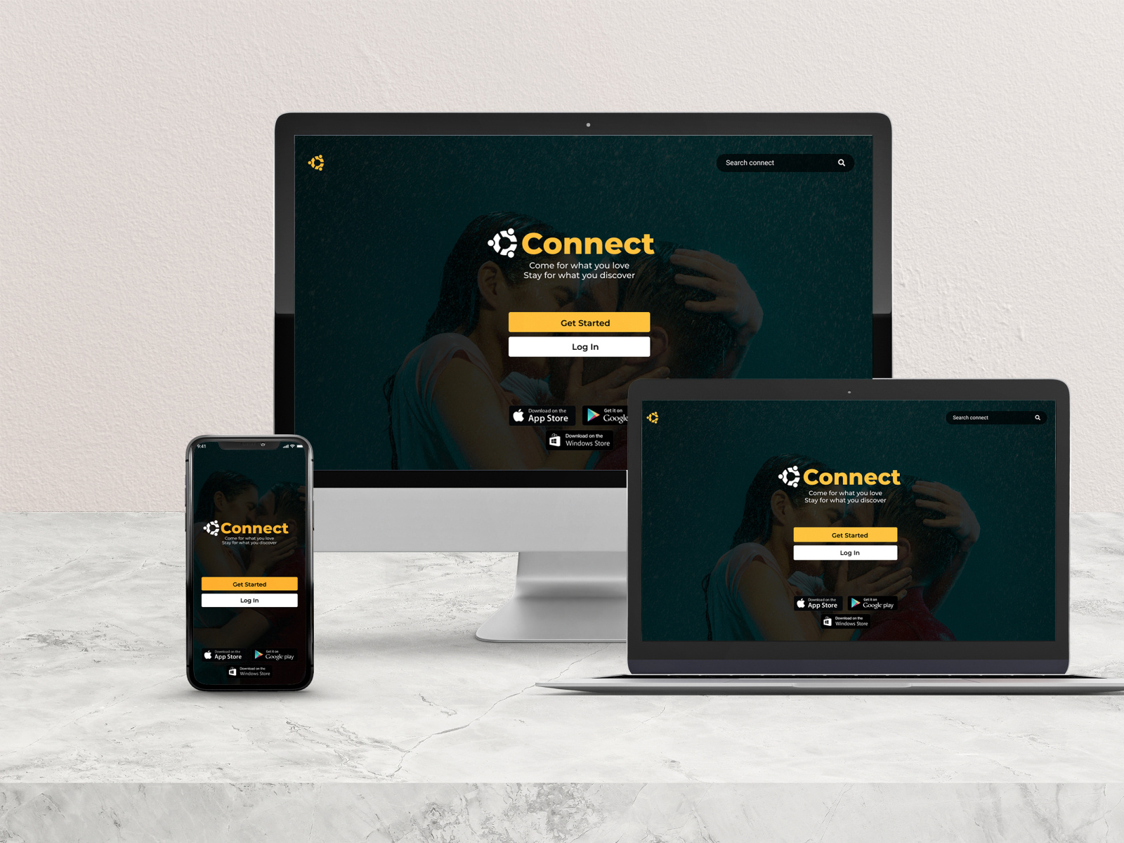 Connect - Log In Page by Gbolayo Olawumi on Dribbble