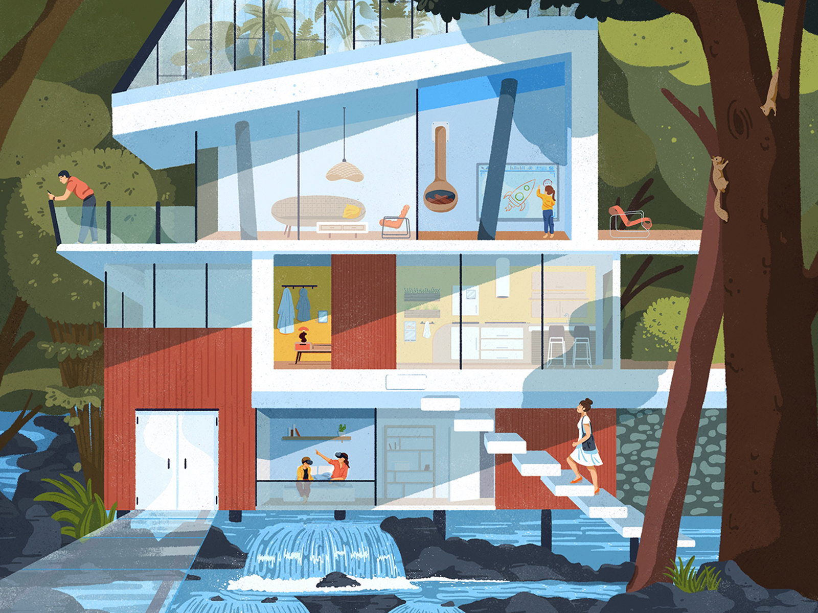 The future home by Fagostudio on Dribbble