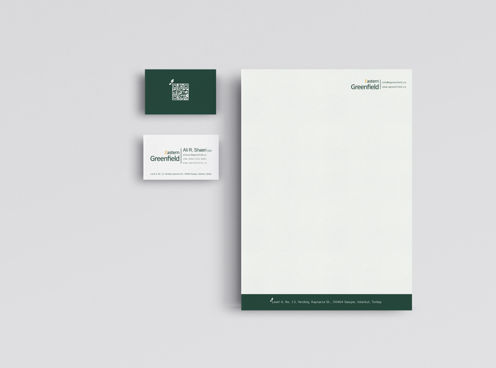 Business card and leatherhead design by Behy on Dribbble