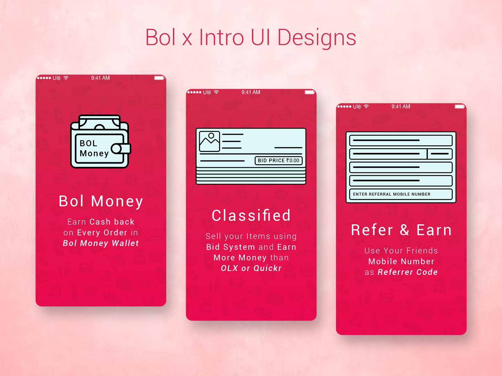 Bol x INTRO UI Designs by Charan Saini on Dribbble