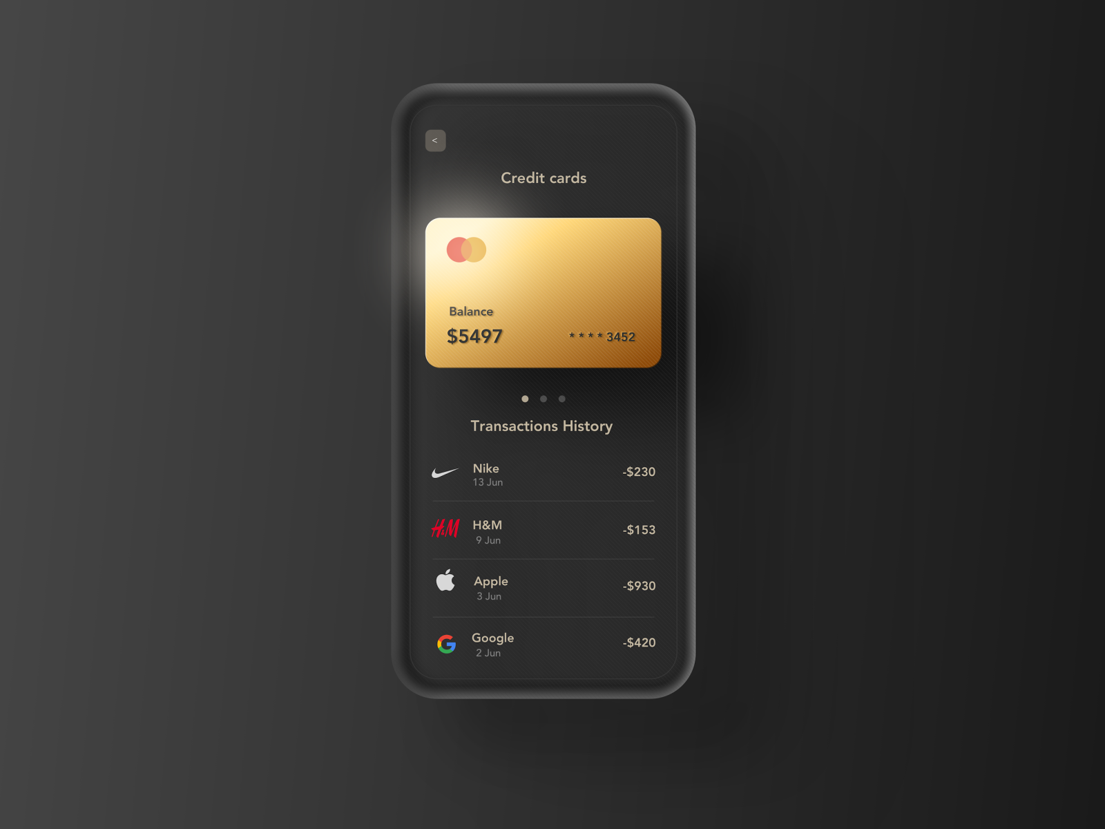 Golden credit card ui template freebie by Mockup.Store on Dribbble