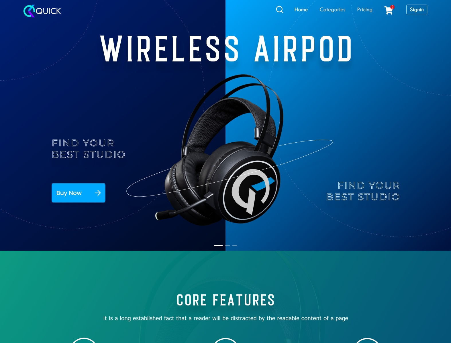 Tried a New Product Airpod Website design by Ajith Ajith on Dribbble