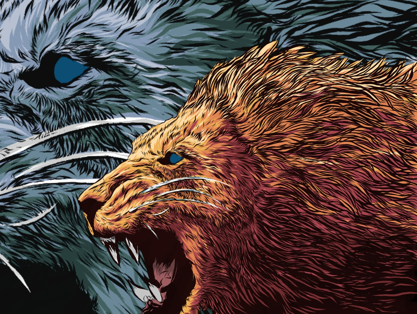 lion by khusnul hayat on Dribbble