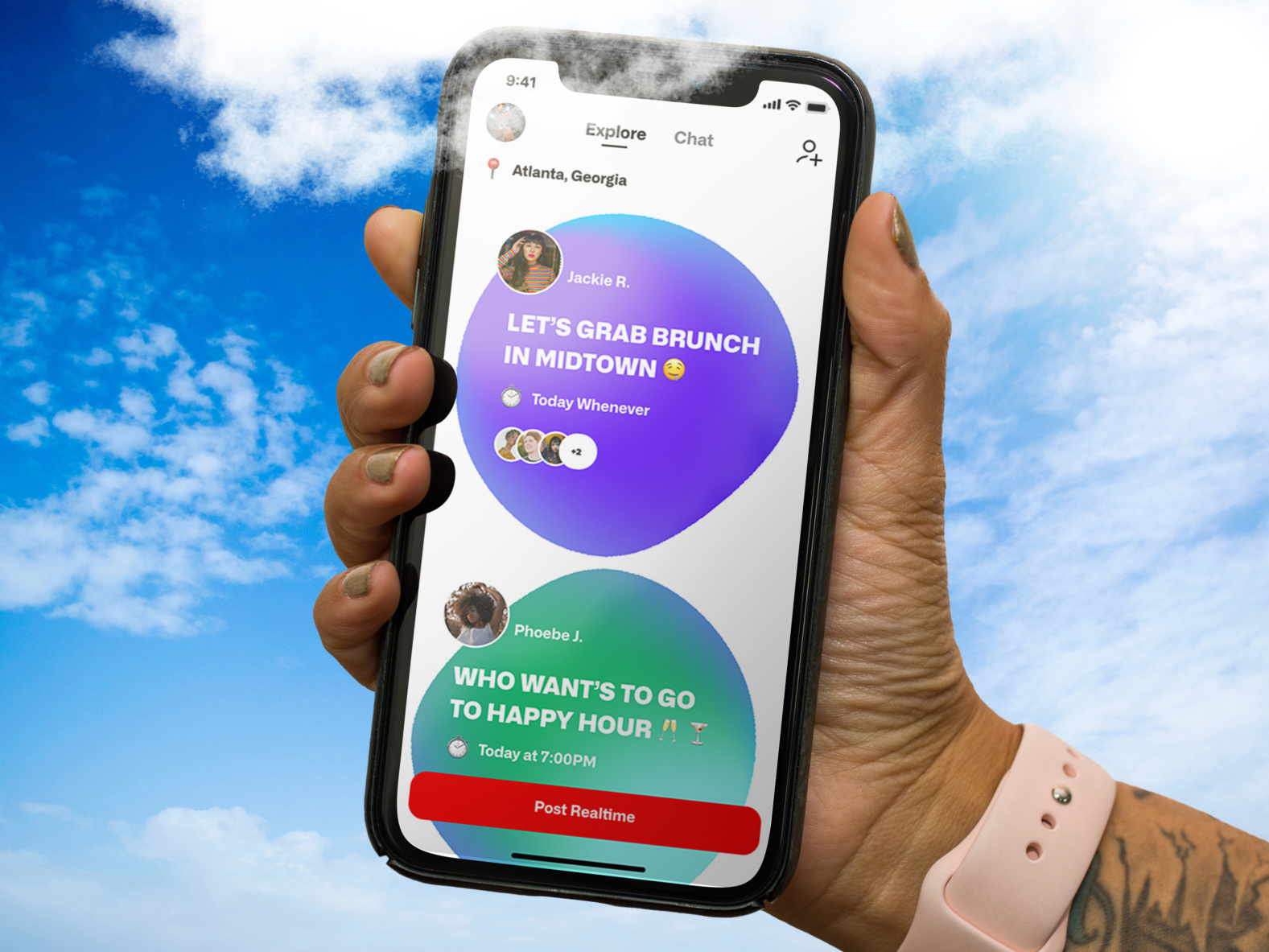 Local Meetup App by Spencer Guerra on Dribbble