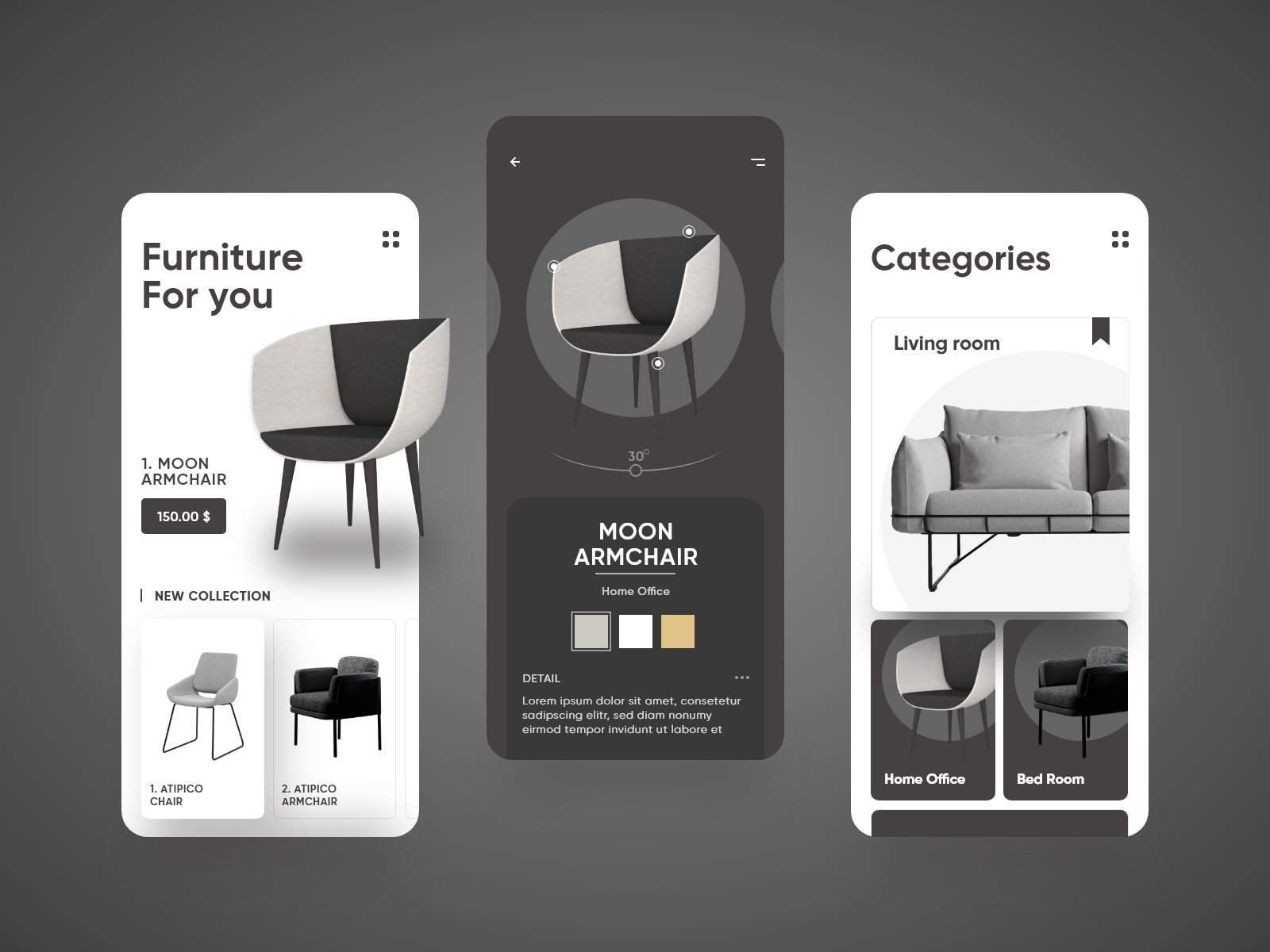 Furniture Concept | UI Design by Tien Anh Dang on Dribbble