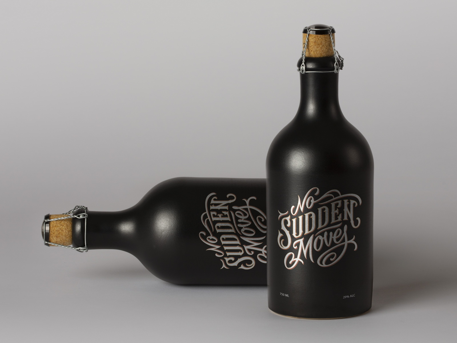 Bottle Label Vintage Typography by Alex Lesik on Dribbble