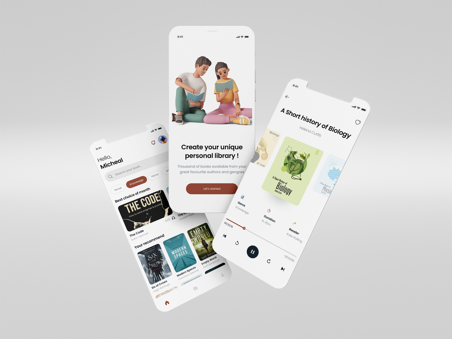 Mobile Audio Book by Ho Tien for Offy Creative Tribe on Dribbble