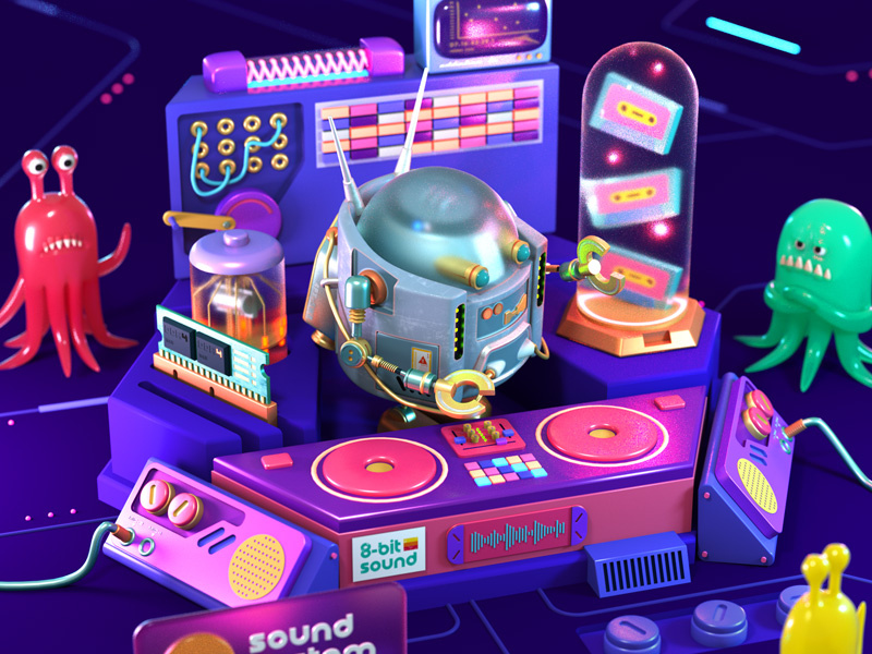 Robot Sound System by Ryogo Toyoda on Dribbble