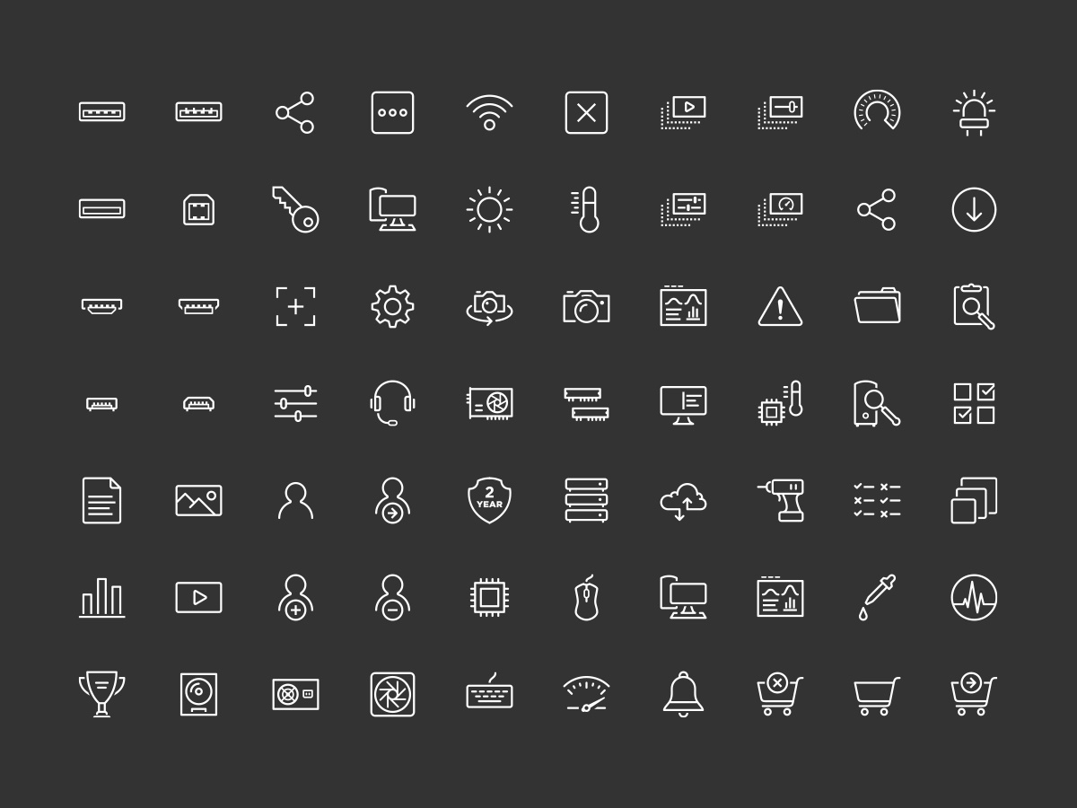 NZXT Icons 2 by Chris Herron on Dribbble