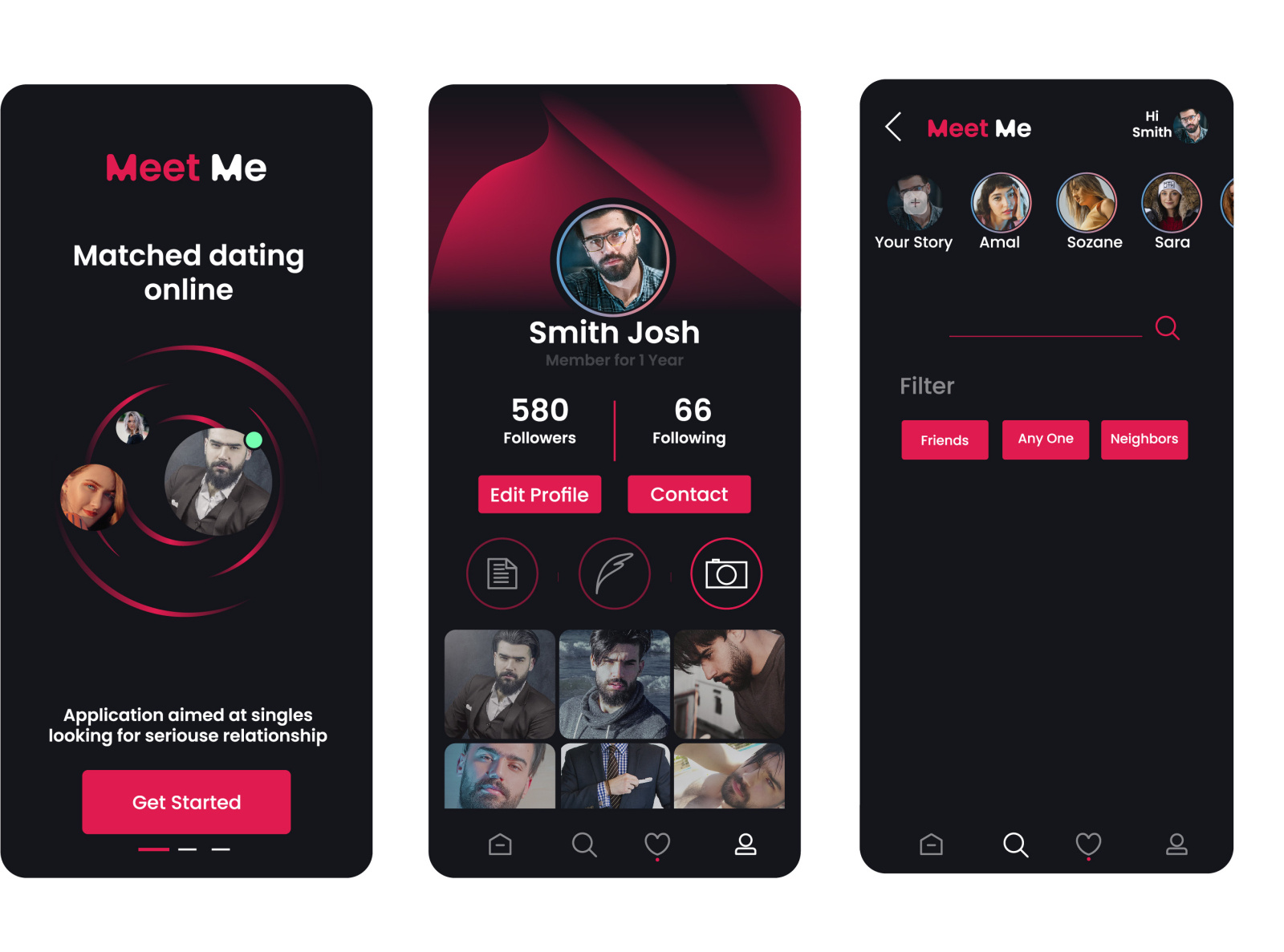 App for the meeting. UI/UX Design by Mohamed Nohassi on Dribbble