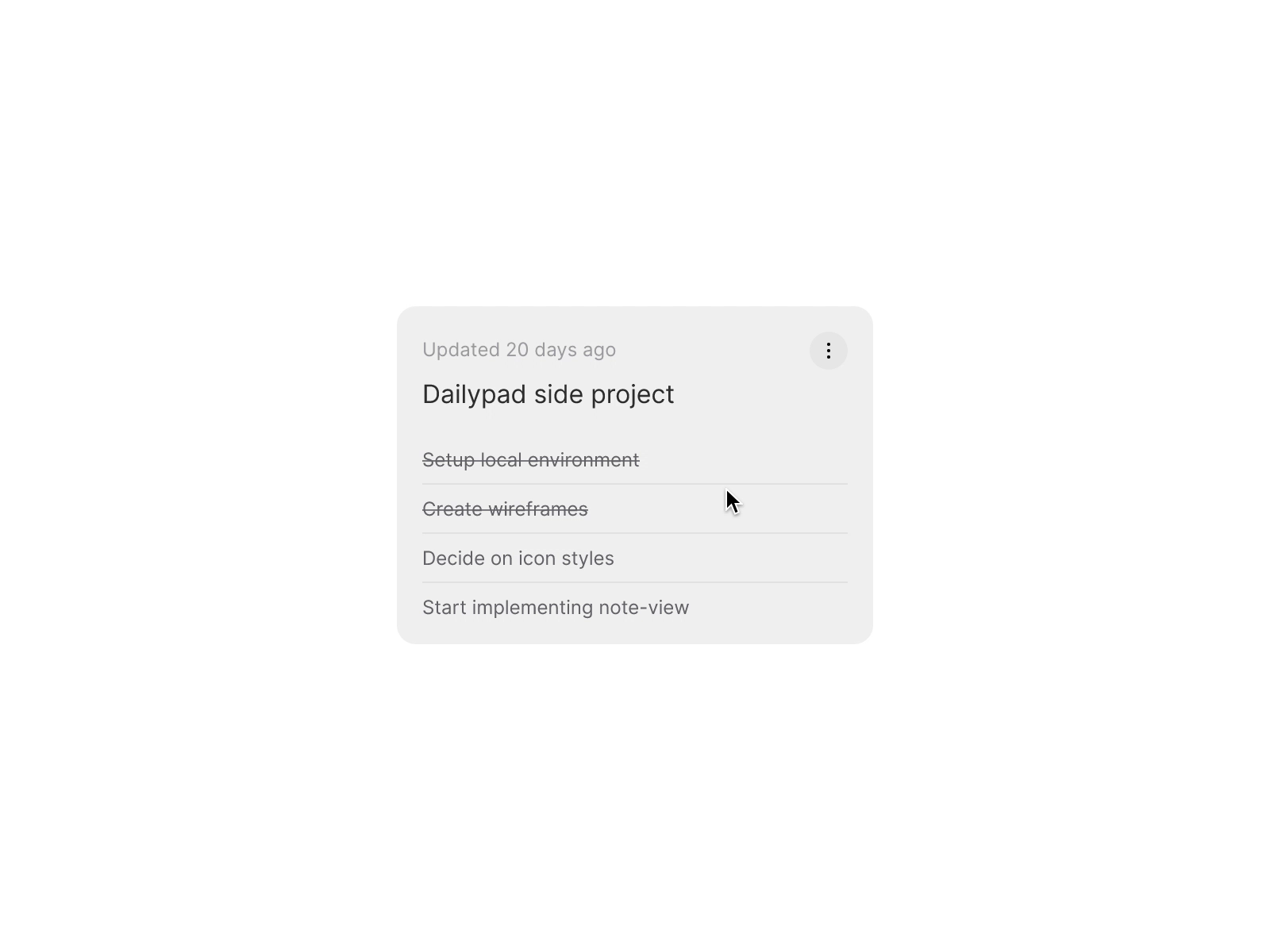 Daily Note - Card Color Interaction by Ridwan Sanusi on Dribbble