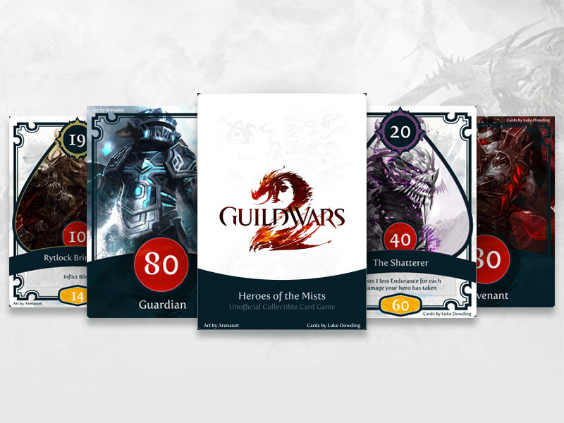 Guild Wars 2 Card Game: Heroes of the Mists by Luke Dowding on Dribbble