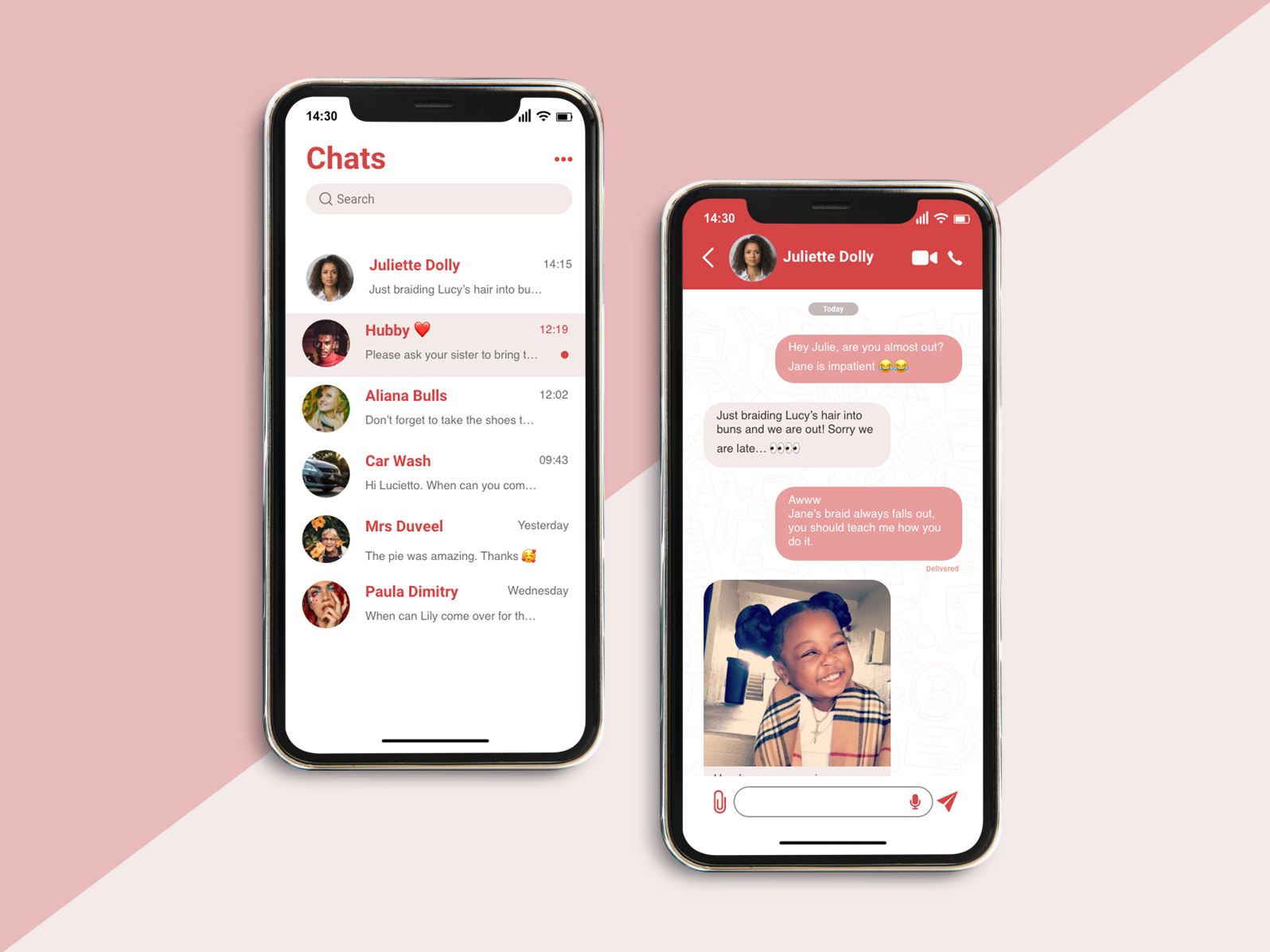 Direct Messaging App | Daily UI Challenge 013 by Nehela Patel on Dribbble