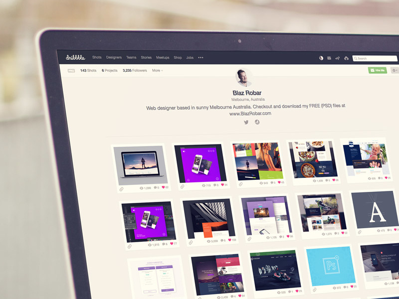 15 Dribbble accounts you need to follow in 2016 by Blaz Robar on Dribbble