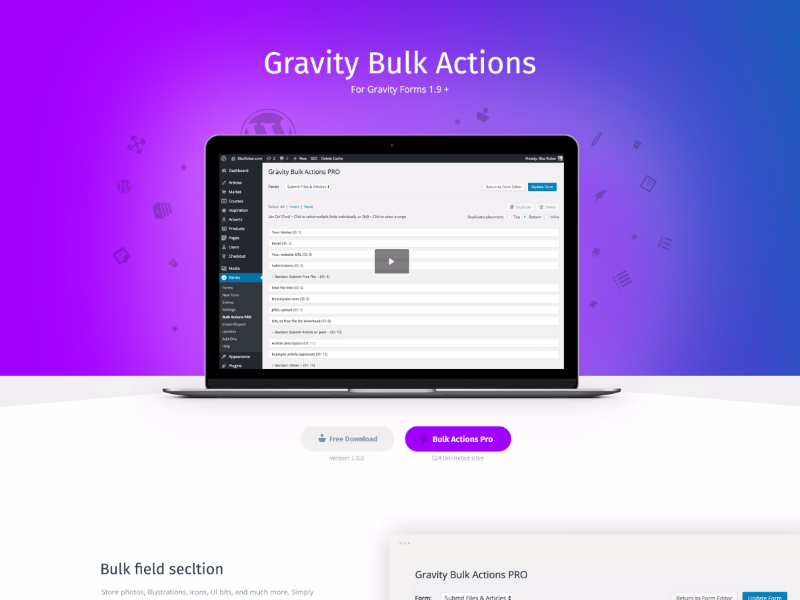 Gravity Bulk Actions by Blaz Robar on Dribbble