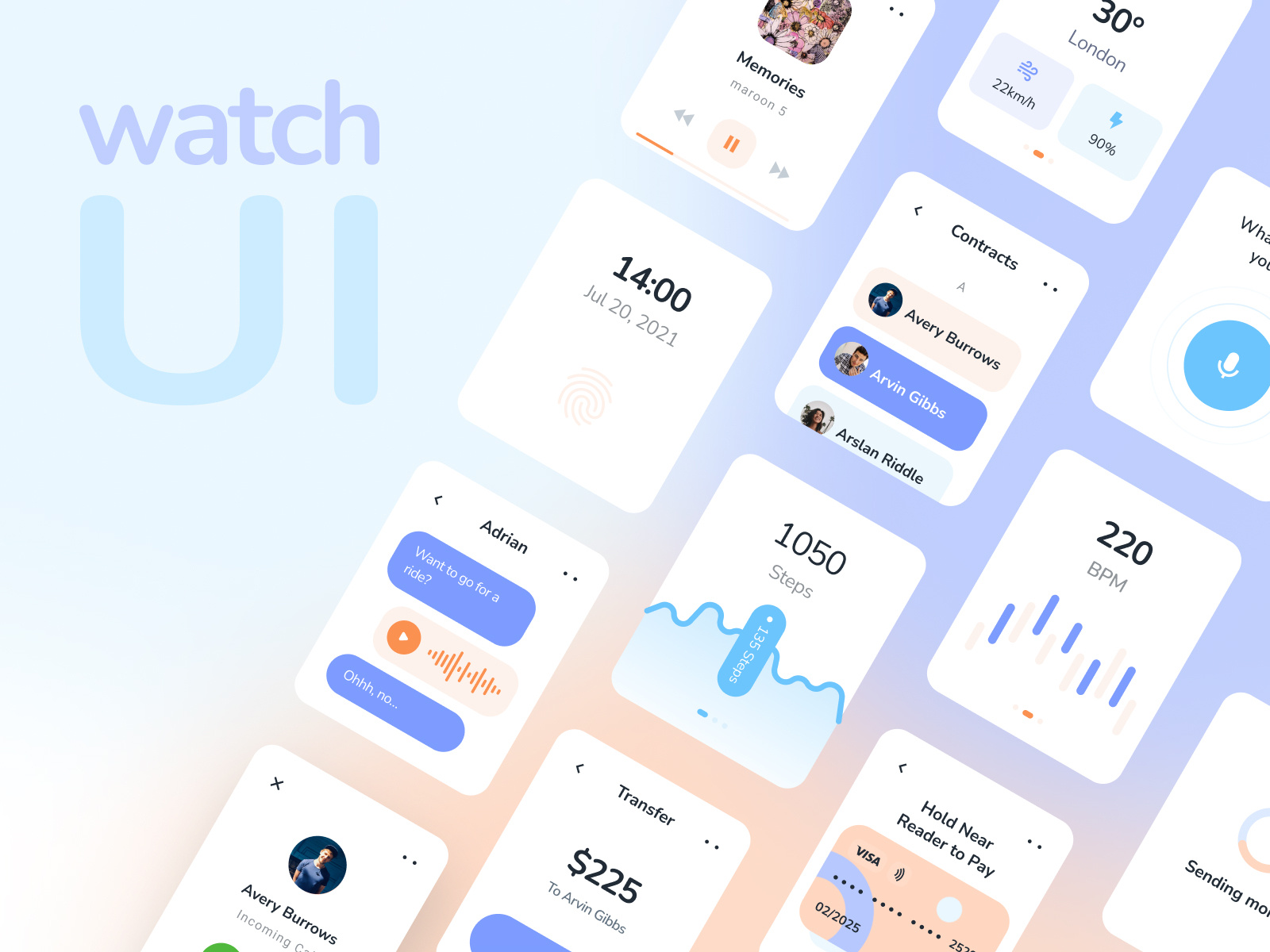Watch UI Exploration by Keyuri Balevia on Dribbble