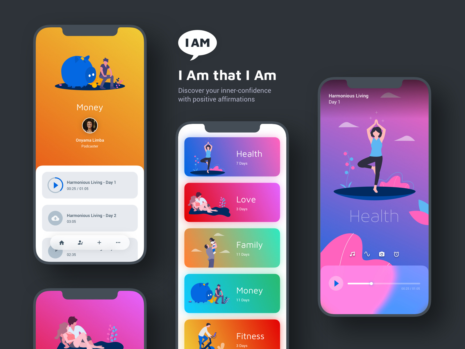 Affirmations App by Majid Abparvar for Fill Design on Dribbble