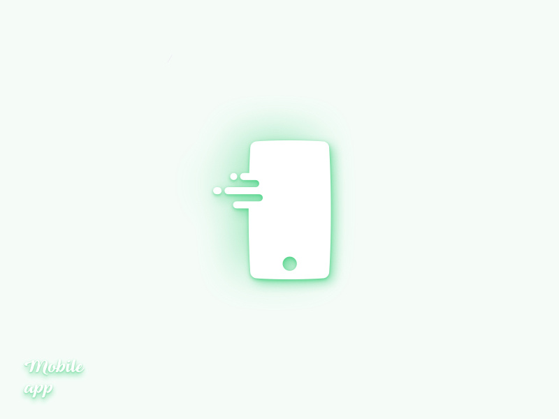 Mobile Icon by Majid Abparvar on Dribbble