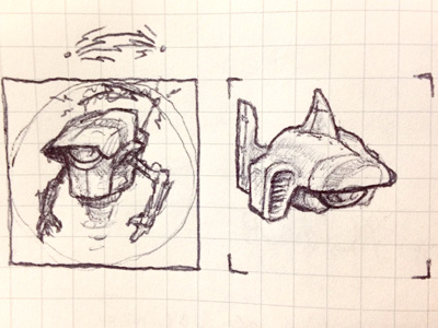 Sketching Robots by Michael Campbell on Dribbble