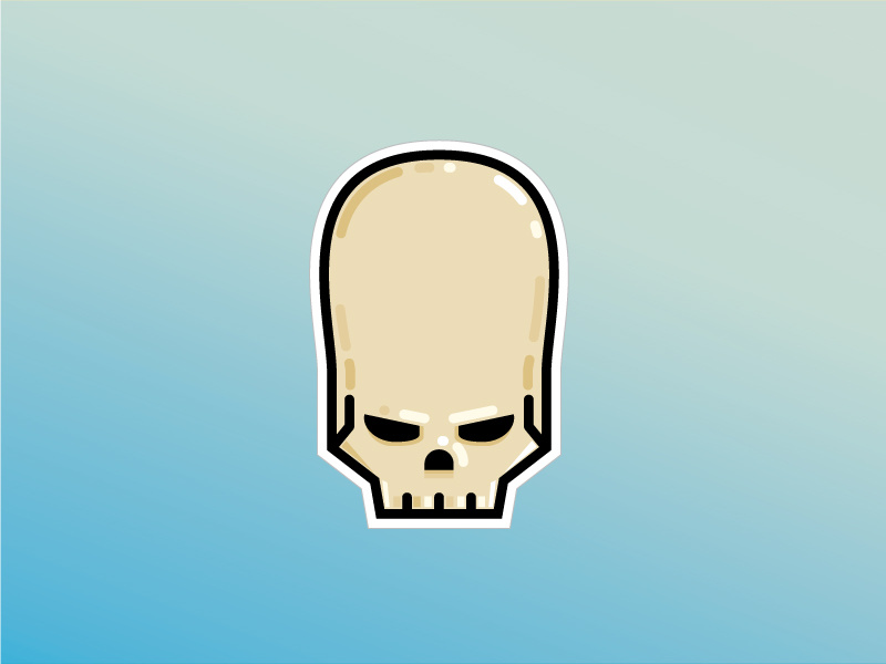 Alien Conehead Skull by Michael Campbell on Dribbble