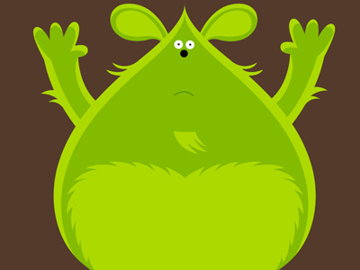 Green Fluff by Simon Oxley on Dribbble