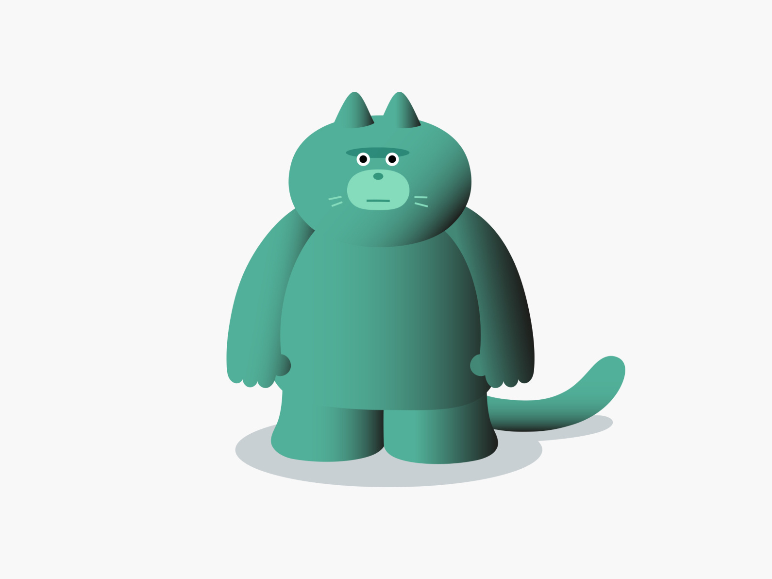 whoopie the cat by Simon Oxley on Dribbble