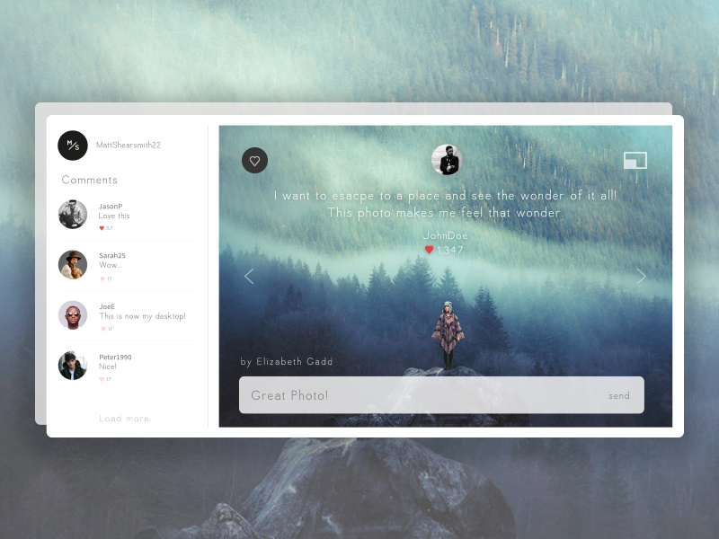 Image view Concept by Matt Shearsmith on Dribbble
