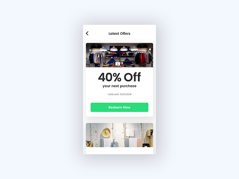 Redeem Coupon by Matt Shearsmith on Dribbble