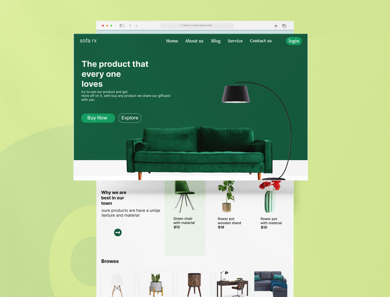 online store by Parastoo Majidi on Dribbble