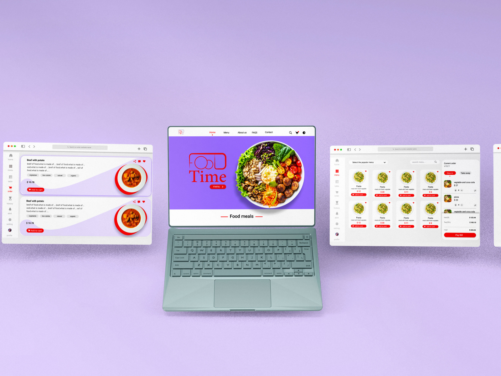 Food Delivery Web Page Design by Parastoo Majidi on Dribbble