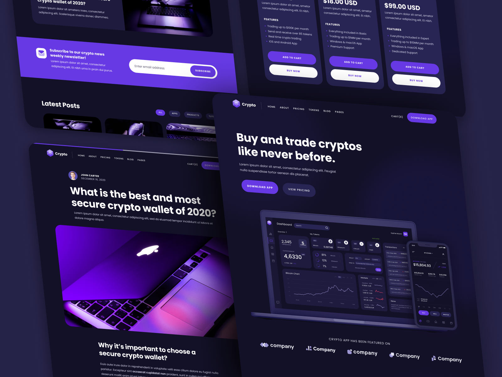 All Pages Cryptocurrency Webflow Template By BRIX Templates For BRIX 
