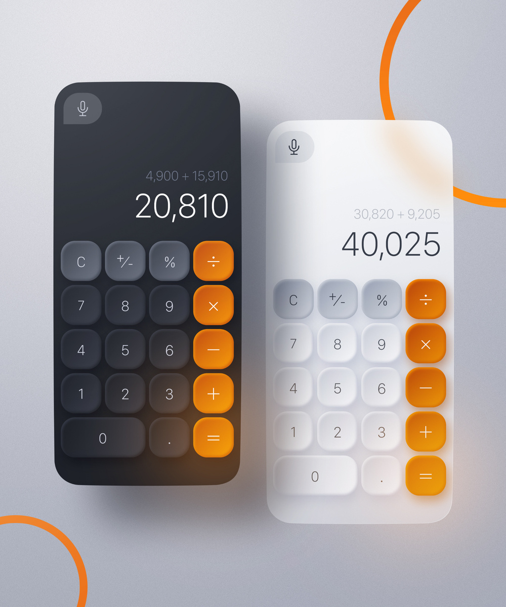The Calculator by SINTHAI on Dribbble