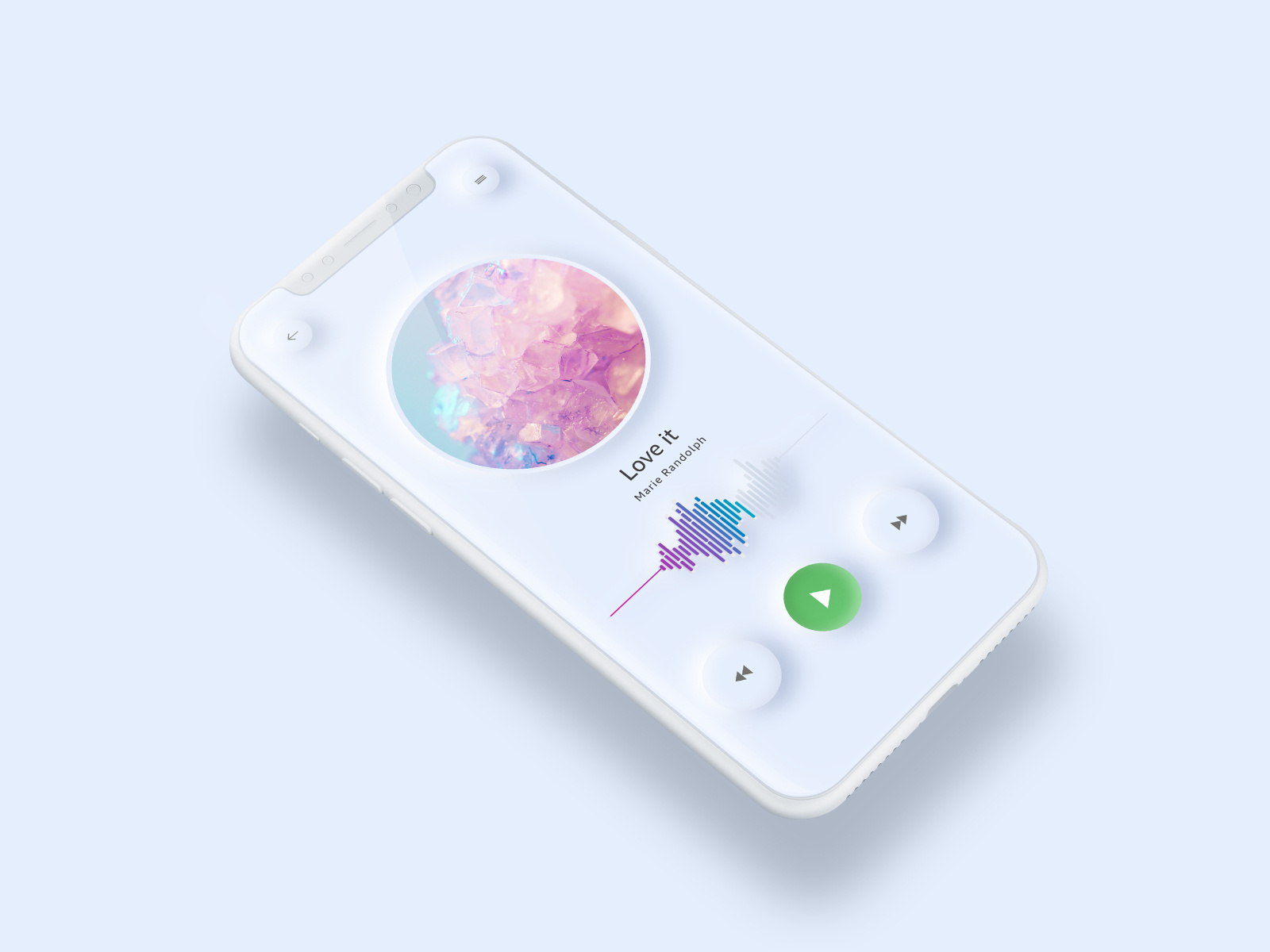 Music player by Marija on Dribbble