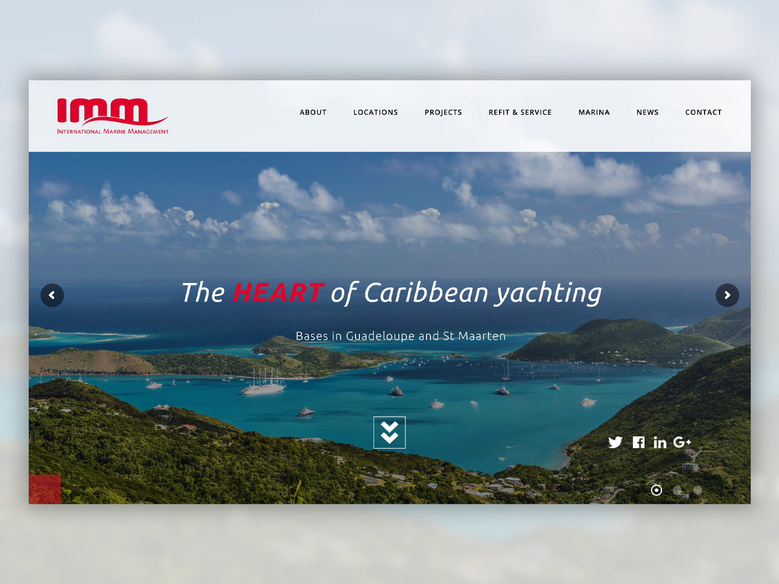 Website Design & Development - Yacht Website by Jtree Designs on Dribbble