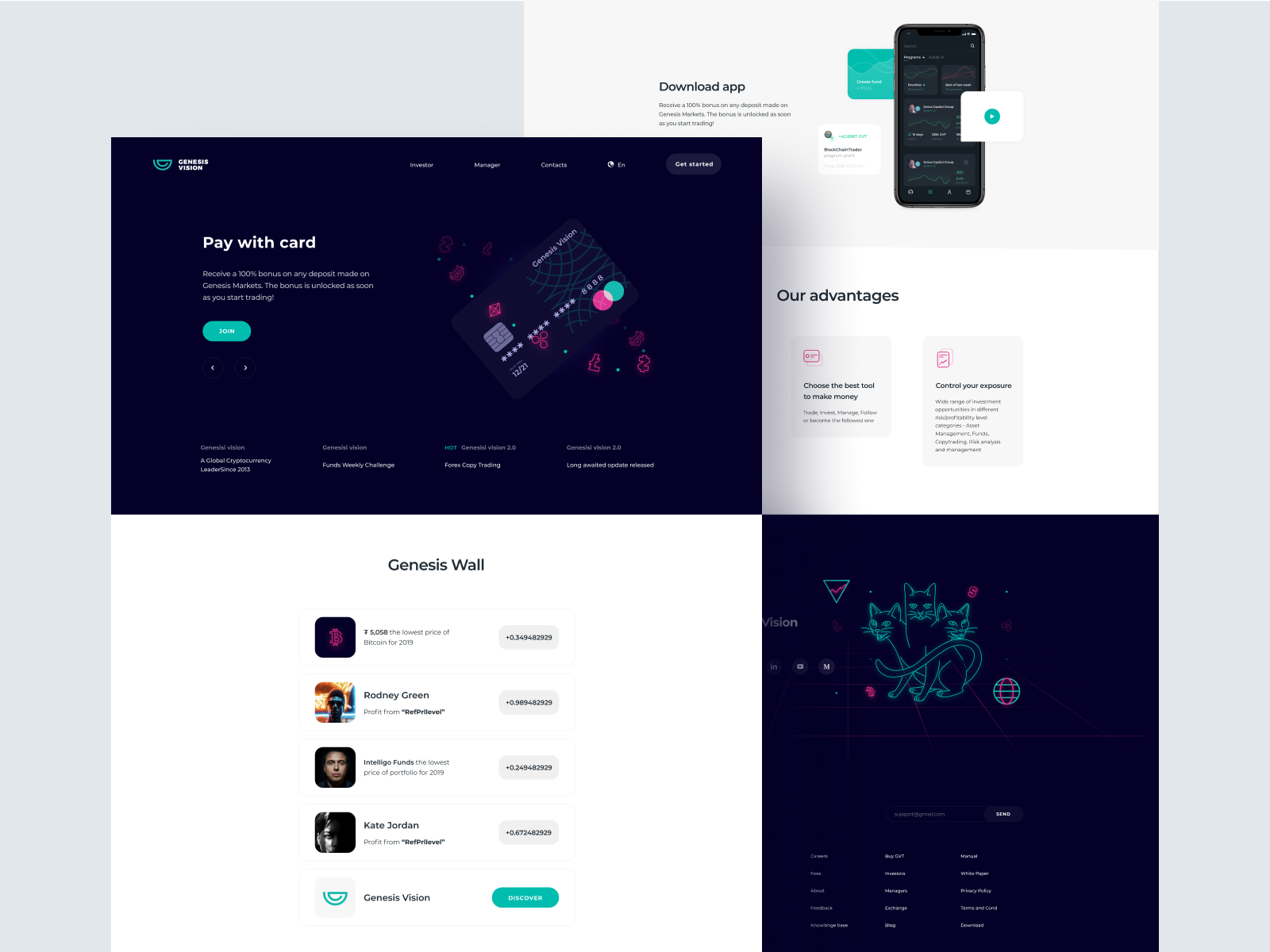 Genesis Vision Platform by Cuberto on Dribbble