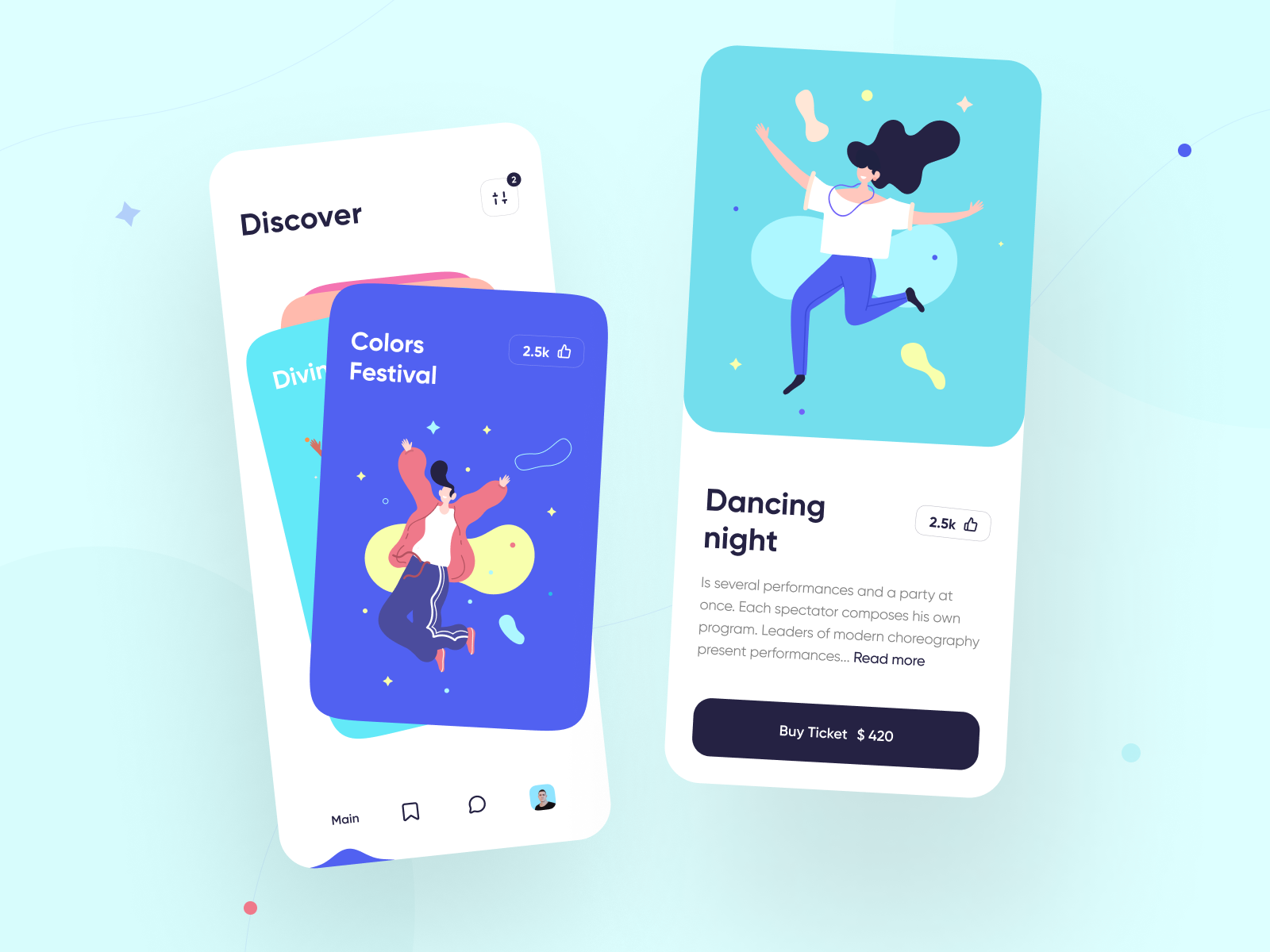 Local Event App Design by Cuberto on Dribbble