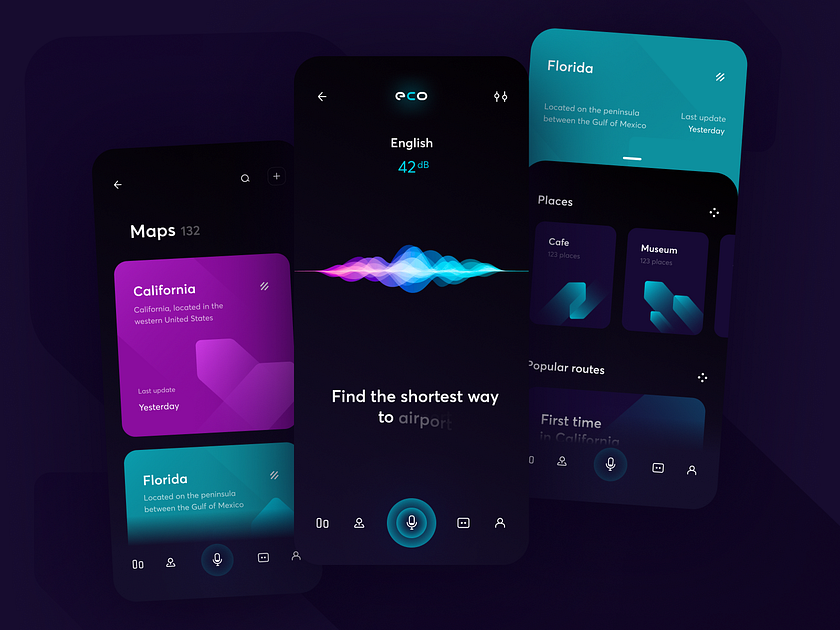 Smart Assistant App by Cuberto on Dribbble
